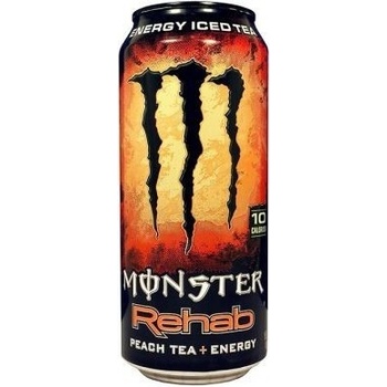 Monster USA Rehab Energy Iced Tea Peach 458ml od 119 Kč - Heureka.cz