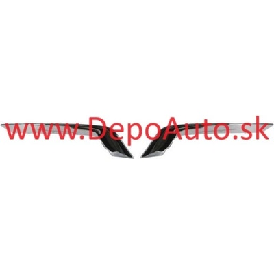 Renault Captur 2020- lišta zadného nárazníka Sada L+P / chróm od 55 ...