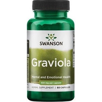 Swanson Graviola 530 mg 60 kapslí od 174 Kč - Heureka.cz