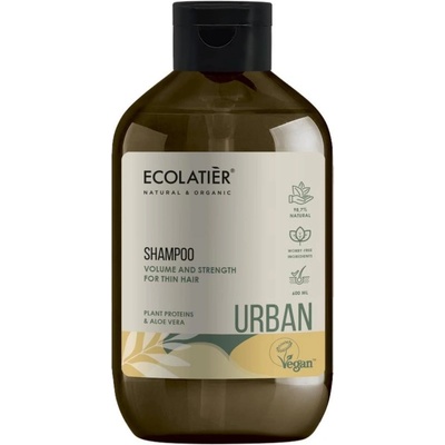 Ecolatier URBAN Obnovující Shampoo pro slabé vlasy objem a síla ...