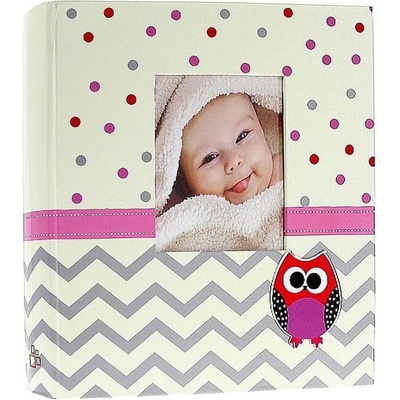 Gedeon Dětské fotoalbum na růžky 60 stran SOVIČKA - růžové - Heureka.cz