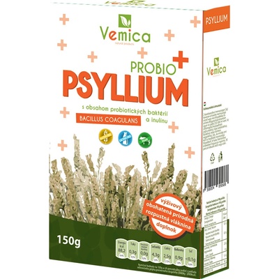 Vemica Psyllium PROBIO + 150 g od 5,24 € - Heureka.sk