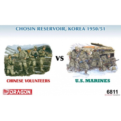 DRAGON Model Kit figurky 6811 Chinese Volunteers vs U.S. Marines Chosin ...