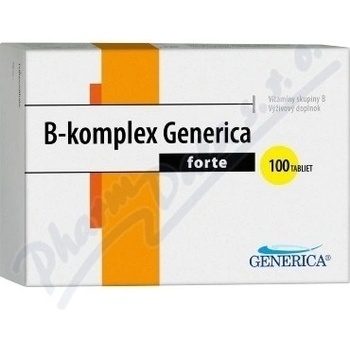 Generica B-komplex forte 100 tablet od 132 Kč - Heureka.cz