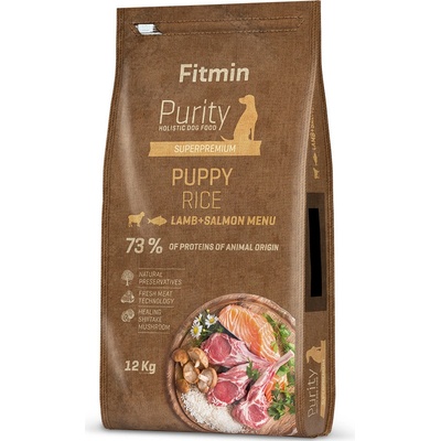 Fitmin Purity Rice Lamb&Salmon štěňata 12 kg - Heureka.cz