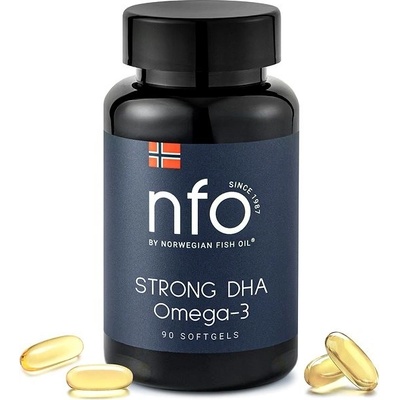 NFO Omega-3 Strong DHA 90 měkkých kapslí - Heureka.cz