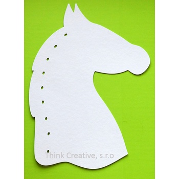 Hlava koně 40 cm šablona kartonový výřez - Heureka.cz