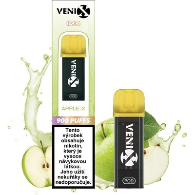 Venix Max Pod Apple-X 20 mg 900 potáhnutí 1 ks od 49 Kč - Heureka.cz