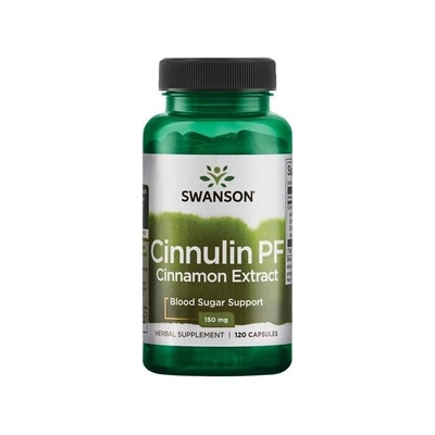 Swanson Cinnulin PF Cinnamon Extract 120 kapslí 150 mg od 910 Kč ...