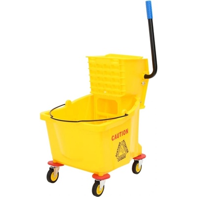 Haba Trading B.V. Kbelík na mop se ždímačkou a kolečky žlutý 36 l ...