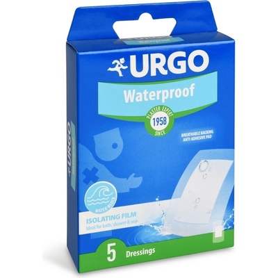 URGO Waterproof voděodolná náplast Aquafilm 10 x 6 cm 5 ks od 73 Kč ...