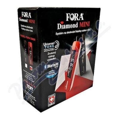 Glukometr FORA Diamond Mini bluetooth červený od 24,5 € - Heureka.sk