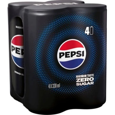 Pepsi zero sugar plech multipack 4 x 330 ml od 72 Kč - Heureka.cz