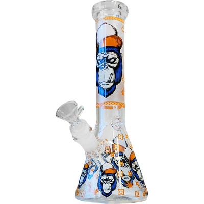Black Sheep Skleněný Bong Blue Gorilla Triple Thick Svítí Ve Tmě 25cm ...