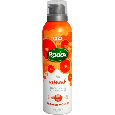 Radox Feel Vibrant Blood Orange & Ginger Scent pečující sprchová pěna ...