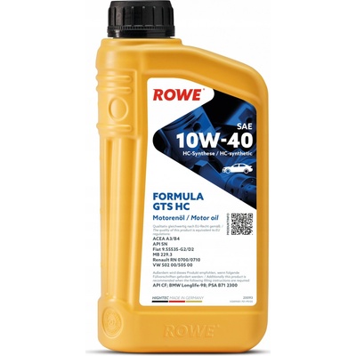 Rowe HIGHTEC FORMULA GTS HC 10W-40 1 l - Heureka.cz