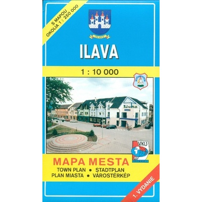 Ilava Mapa mesta Town plan Stadtplan Plan miasta Várostérkép - Heureka.cz