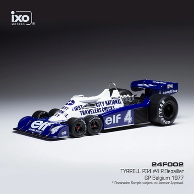 IXO Model Formule 1 Tyrrell P34 GP Belgium 1977 P. Depailler 1:24 - Heureka.cz