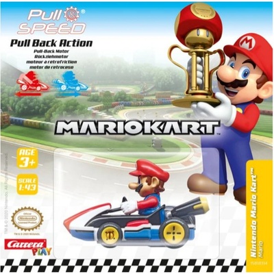 Carrera Auto Pull Speed Super Mario Mario 1:43 od 299 Kč - Heureka.cz