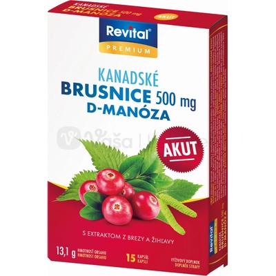 Revital Kanadské brusnice 15 kapsúl od 6,7 € - Heureka.sk