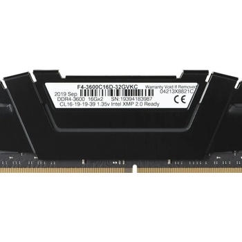 G.SKILL Ripjaws V 32GB (2x16GB) DDR4 3600MHz F4-3600C16D-32GVKC от 178,63 лв. - Pazaruvaj.com