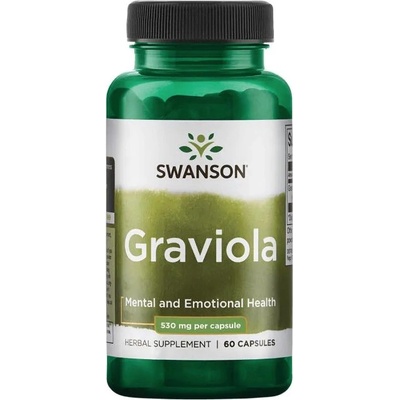 Swanson Graviola Láhevník ostnitý 530 mg 60 kapslí - Heureka.cz