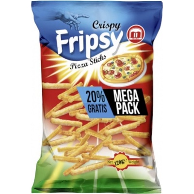 MAKS Crispy Fripsy Křupavé krekry Mega Pizza 120 g - Heureka.cz