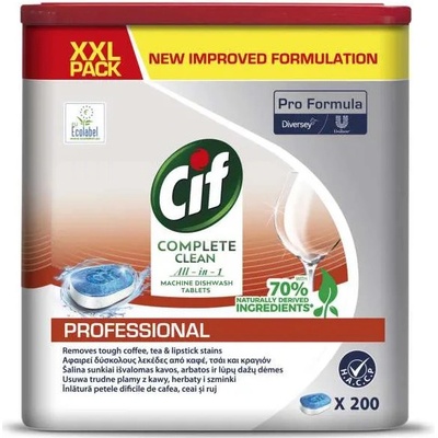 Cif Pro Formula All in 1 Tablety do myčky nádobí 200 ks od 1 621 Kč ...