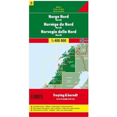 mapa Norsko 3 sever 1:400 t. od 302 Kč - Heureka.cz