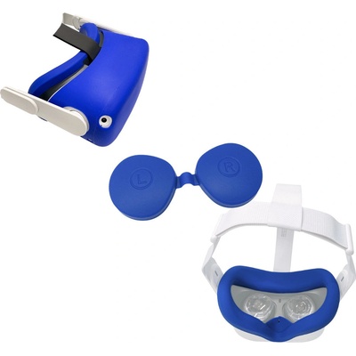 Vortex Virtual Reality Sada chráničů 3 v 1 pro Oculus Quest 2 - Modrá ...