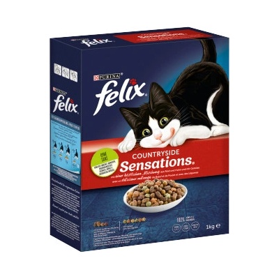 Felix Countryside Sensations so zmesou hovädzieho a kuracieho mäsa a ...