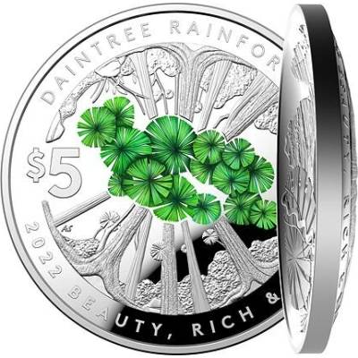 Royal Australian Mint Stříbrná mince Daintree Rainforest Daintree ...