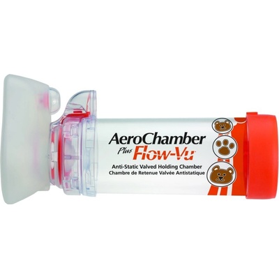 Aerochamber Plus Flow-vu Anti-static Vhc inhalační nástavec s chlopní a ...