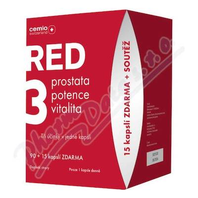Cemio RED3 90 kapslí od 338 Kč - Heureka.cz