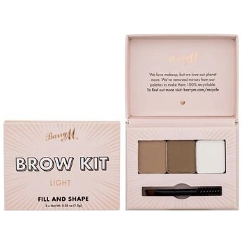 Barry M Brow Kit set a paletka na obočí Light 4,5 g - Heureka.cz