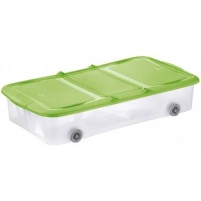 Tontarelli STOCK Box 27,5L s víkem transparent/zelená;74X39.5XH15CM ...