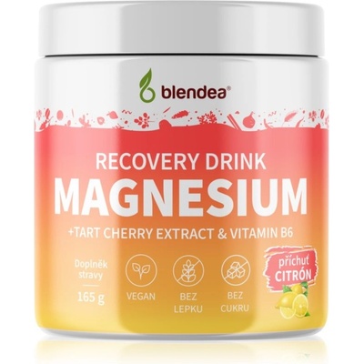 Blendea Magnesium Recovery Drink citron 165 g od 319 Kč - Heureka.cz