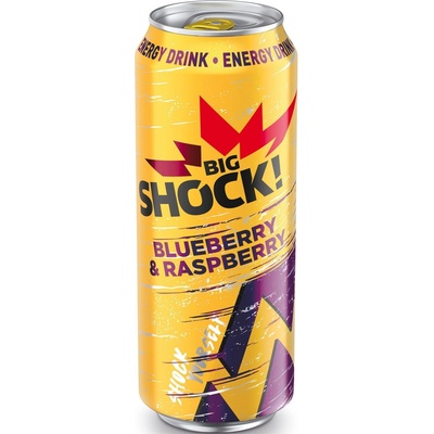 Big Shock Blueberry & Raspberry 500ml od 32 Kč - Heureka.cz