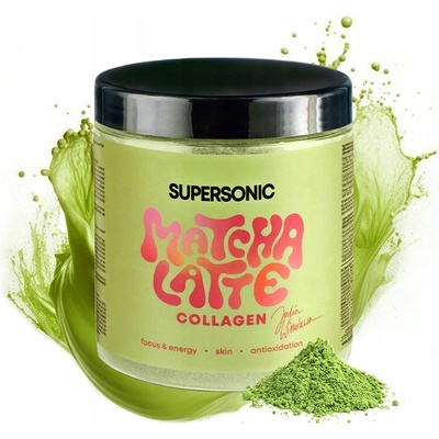 Supersonic Matcha Latte kolagen 280 g - Heureka.cz
