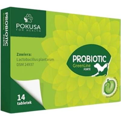 Pokusa GreenLine Probiotic Forte Probiotikum pre psy a mačky 14 tabliet ...