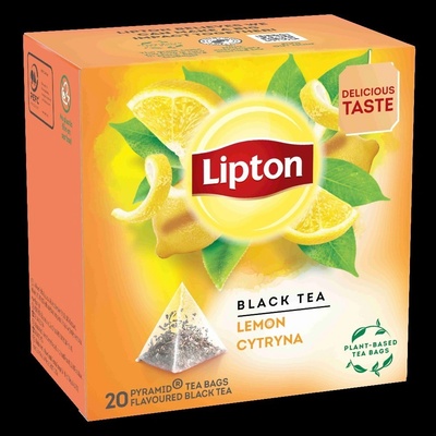 Lipton Pyramid BLACK TEA LEMON Tea 20 x 1,7 g od 43 Kč - Heureka.cz
