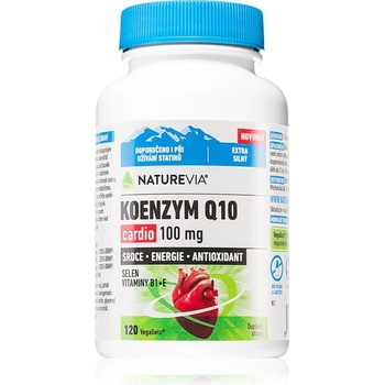 NatureVia Koenzym Q10 Cardio kapsle pro normální funkci srdce a cév 120 kapslí od 540 Kč ...