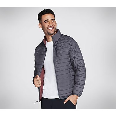 Skechers Мъжко двулицево яке goshield altitude reversible jacket bkcc ...