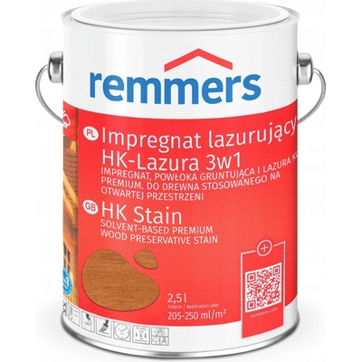 Remmers HK-Lasur impregnační přípravek na dřevo 5 L TEAK - Heureka.cz
