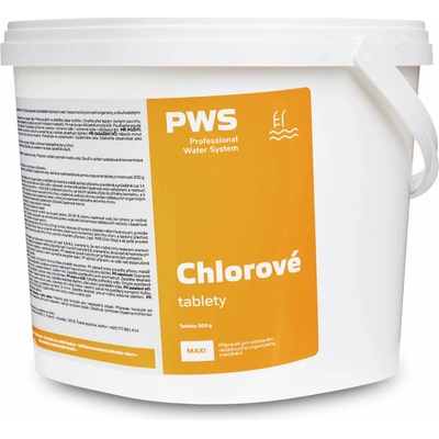 PWS Chlorové tablety pomalurozpustné 200g 3kg od 751 Kč - Heureka.cz