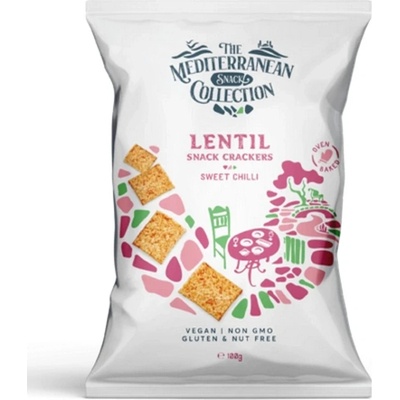Unismack The Mediterranean Snack Collection Lentil snack crackers sweet ...