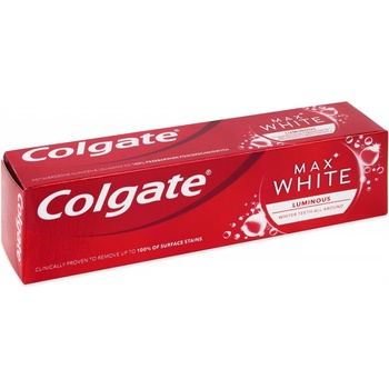 Colgate Max White Luminous 75 ml od 85 Kč - Heureka.cz