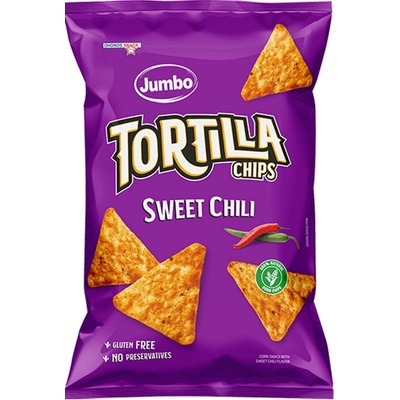 JUMBO Tortilla Chips sweet chilli 100 g od 55 Kč - Heureka.cz