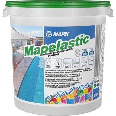 MAPEI Hydroizolační stěrka MAPEI Mapelastic A+B 16 kg - Heureka.cz