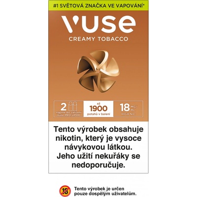 British American Tobacco Vuse ePod PRO náplň Creamy Tobacco 18 mg 2ks ...